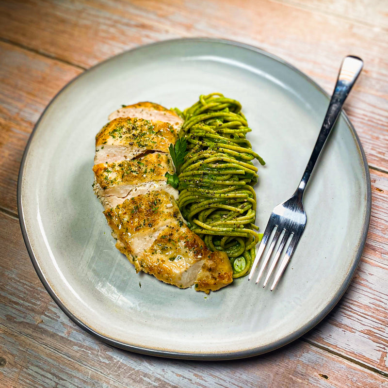 Green Pasta with Chicken | GOLO