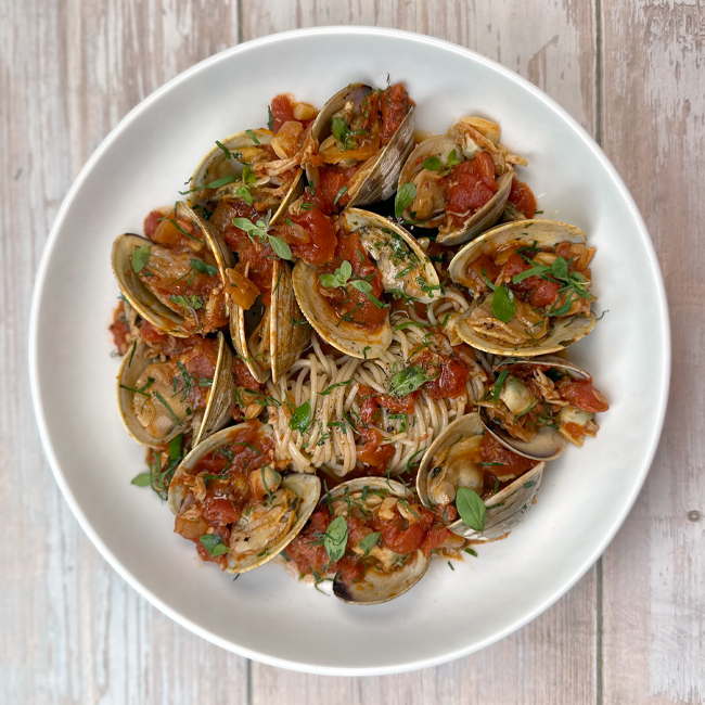 Clams in Red Sauce | GOLO
